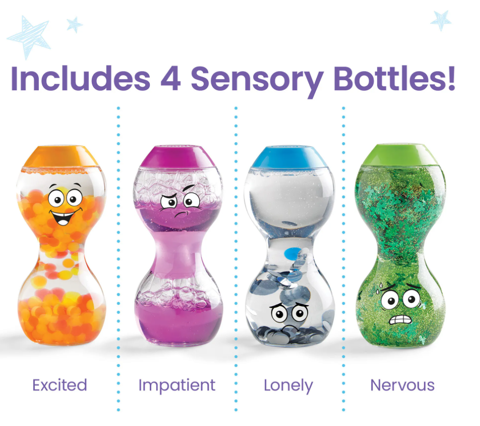 Hand2Mind | Express Your Feelings Sensory Bottles Extension Pack ...